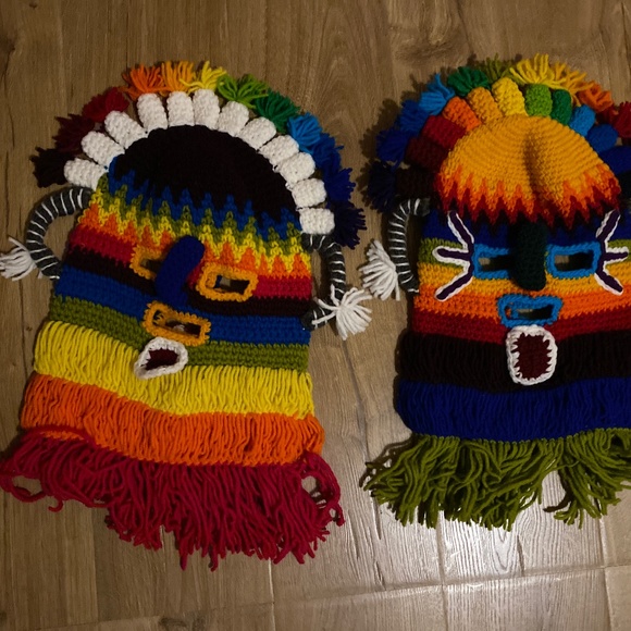 hand made all wool colors | Other | Inka Sun God Masks | Poshmark